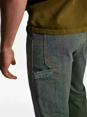 SEVEN Sid Stripe-pattern Carpenter Trousers