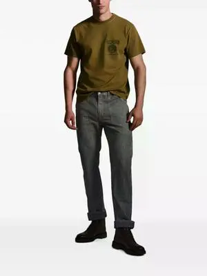 SEVEN Stripe-pattern Carpenter Trousers