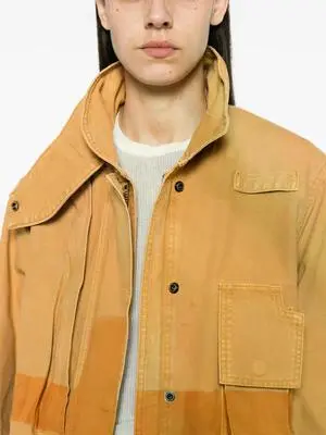 6397 Panelled High-neck Coat
