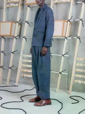 Henrik Vibskov Lonely Check-pattern Blazer