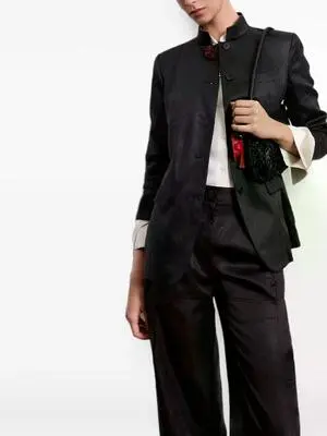 Shanghai Tang Lune Bead-embellished Shoulder Bag