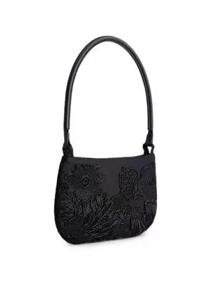 Shanghai Tang Lune Bead-embellished Shoulder Bag