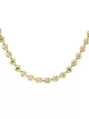 RENE BARNES Reverie Ii Tennis Necklace - Gold