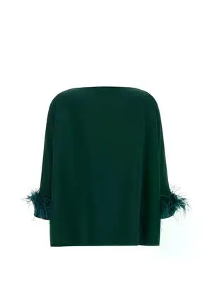 GIANLUCA CAPANNOLO Laura Feather-trim Laura Blouse