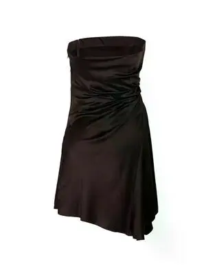Staud Adriana Draped Strapless Mini Dress