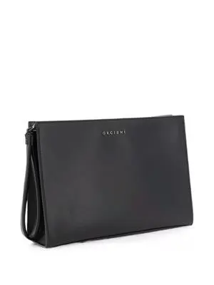 Orciani Leather Clutch Bag
