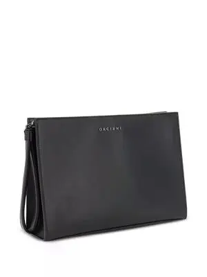 Orciani Leather Clutch Bag