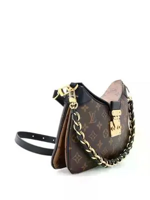 LOUIS VUITTON Twinny Handbag Monogram Canvas And Reverse Monogram Canvas With Leather Shoulder Bag