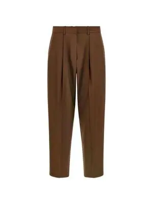 GIANLUCA CAPANNOLO Nora Raw-cut Pleated Trousers