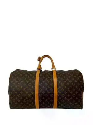 LOUIS VUITTON 1982 Monogram Keepall 55 Travel Bag