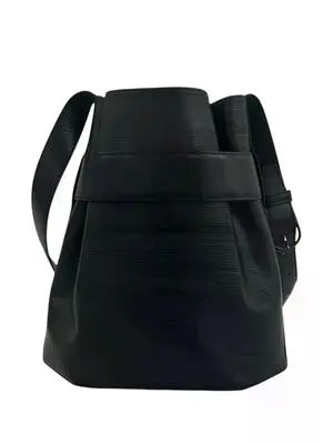 LOUIS VUITTON 1996 Epi Sac D Epaule Pm Bucket Bag - Black