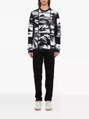 Kenzo Landscape-print Crew-neck Sweater