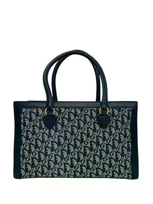 Dior Trotter Canvas Tote Bag - Blue