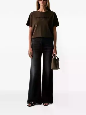 TWINSET Logo-embroidered T-shirt