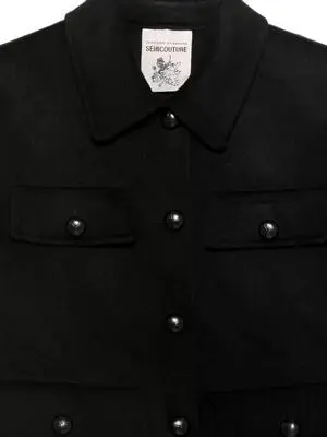 SEMICOUTURE Button-up Wool Jacket