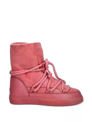 Inuikii Classic Lace-up Suede Boots - Pink