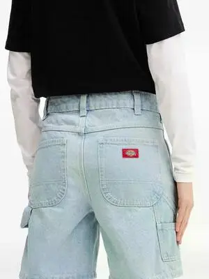 Dickies 993 Logo-patch Denim Shorts