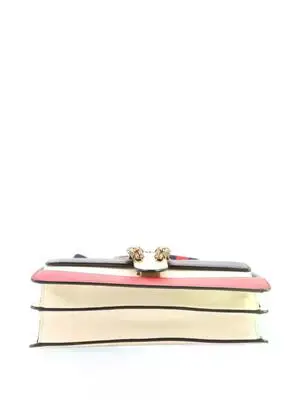 Gucci Dionysus Bamboo Top Handle Bag Colorblock Leather Medium Satchel