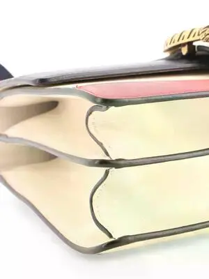 Gucci Dionysus Bamboo Top Handle Bag Colorblock Leather Medium Satchel