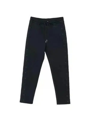 Karl Lagerfeld Logo-embroidered Drawstring Track Pants - Blue