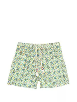 MC2 SAINT BARTH Lighting 70 Drawstring Swim Shorts - Yellow