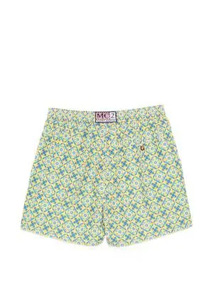 MC2 SAINT BARTH Lighting 70 Drawstring Swim Shorts - Yellow