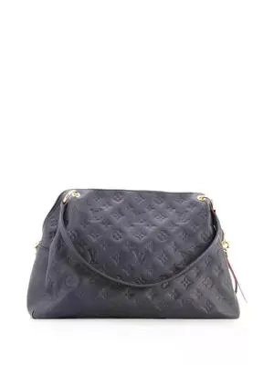 LOUIS VUITTON Ponthieu Handbag Monogram Empreinte Leather Pm Shoulder Bag - Blue