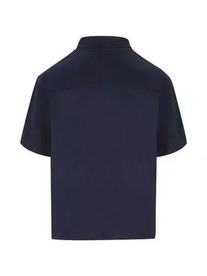 Saint Laurent Cassandre Polo In Cotton Piqu