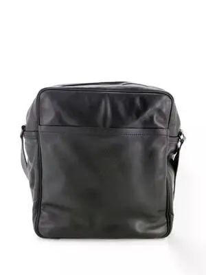 LOUIS VUITTON Clarkson Messenger Bag Monogram Shadow Leather Crossbody Bag - Black