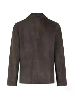 SALVATORE SANTORO Suede Button-up Jacket