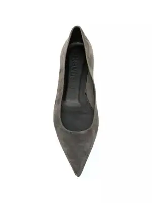 AeydĒ Cassy Pointed-toe Pumps - Grey