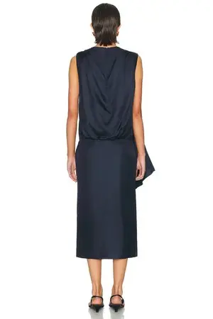 Loulou De Saison Izia Draped Cape Dress