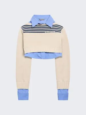Balenciaga Hybrid Sweater And Off White