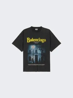 Balenciaga The Address Medium Fit T-shirt - Black
