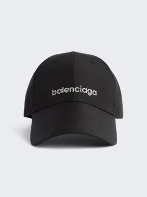 Balenciaga Techwear Logo Cap - Black