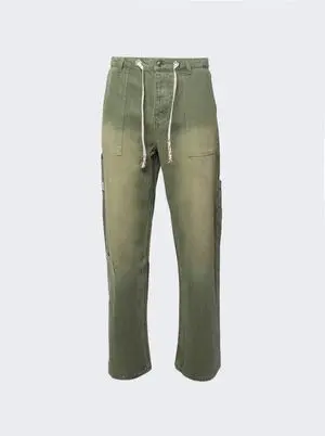 NAHMIAS Gardener Utility Jean Army - Green