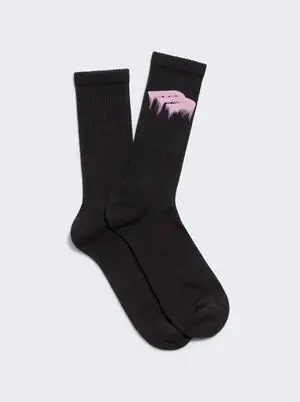 Balenciaga Wet Brush Socks And Pink
