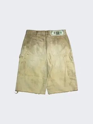 SATOSHI NAKAMOTO Danny's Carpenter Short White