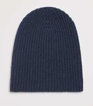 Johnstons Of Elgin Cashmere Ribbed Beanie