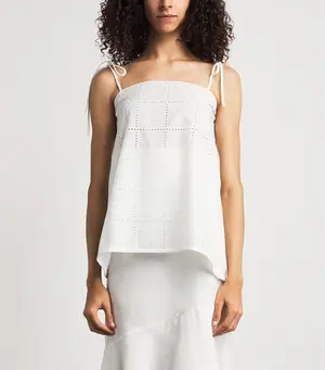 Faithfull The Brand Broderie Anglaise Mora Top