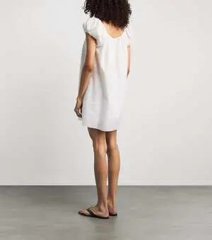 Faithfull The Brand Broderie Anglaise Serafina Mini Dress