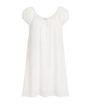 Faithfull The Brand Broderie Anglaise Serafina Mini Dress - White
