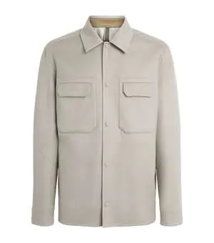 Sease Wool-blend Fleece Overshirt