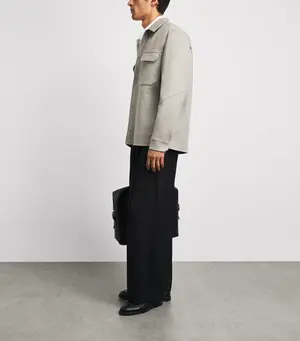 Sease Wool-blend Fleece Overshirt
