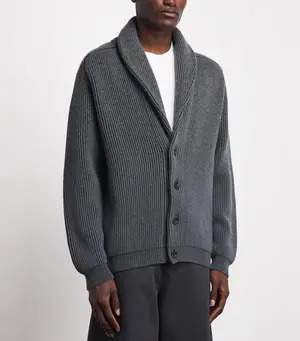 Johnstons Of Elgin Cashmere Shawl Collar Cardigan