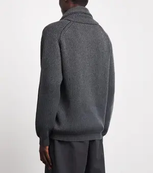 Johnstons Of Elgin Cashmere Shawl Collar Cardigan