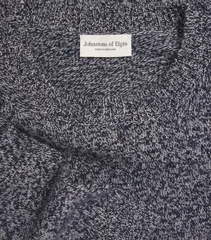 Johnstons Of Elgin Marl Detail Crewneck Sweater