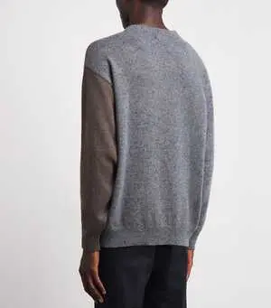 Johnstons Of Elgin Cashmere Exploded Argyle Sweater