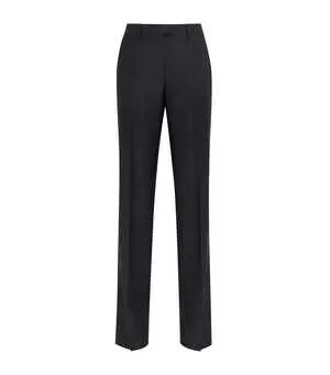 Etro Wool Paisley Trousers - Black