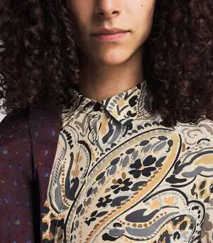 Etro Silk Leopard Shirt